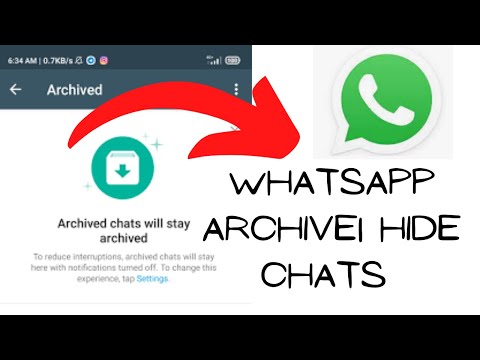 how to archive whatsapp messages | how to use archive all chats in whatsapp | #whatsapptipsandtricks