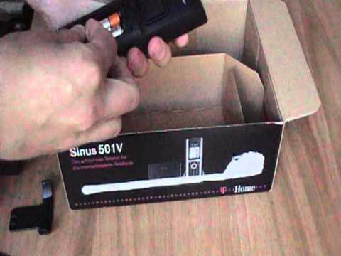VoIP телефон Sinus 501V конфигурация