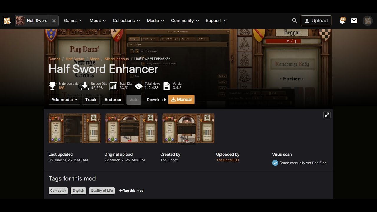 Half Sword Enhancer Mod Tutorial