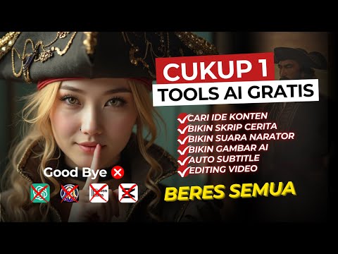 CUKUP DENGAN 1 AI GRATIS, Bikin Konten nggak Perlu Banyak Tools