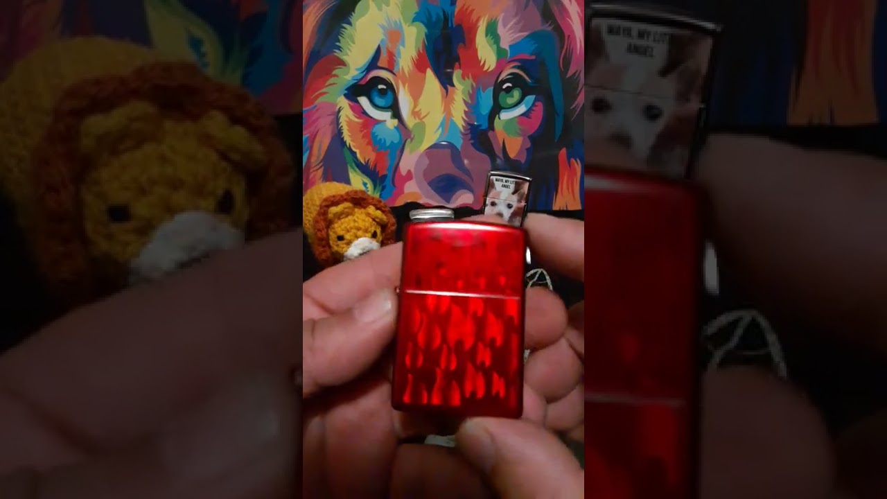 Zippo 28830, Day of Dead Girl + 29824 Iced Zippo Flame Design