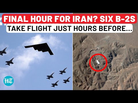 Six B-2 Bombers Airborne with Heavy Payloads Spotted Just Hours Before Trump Mulls Strike on Iran?