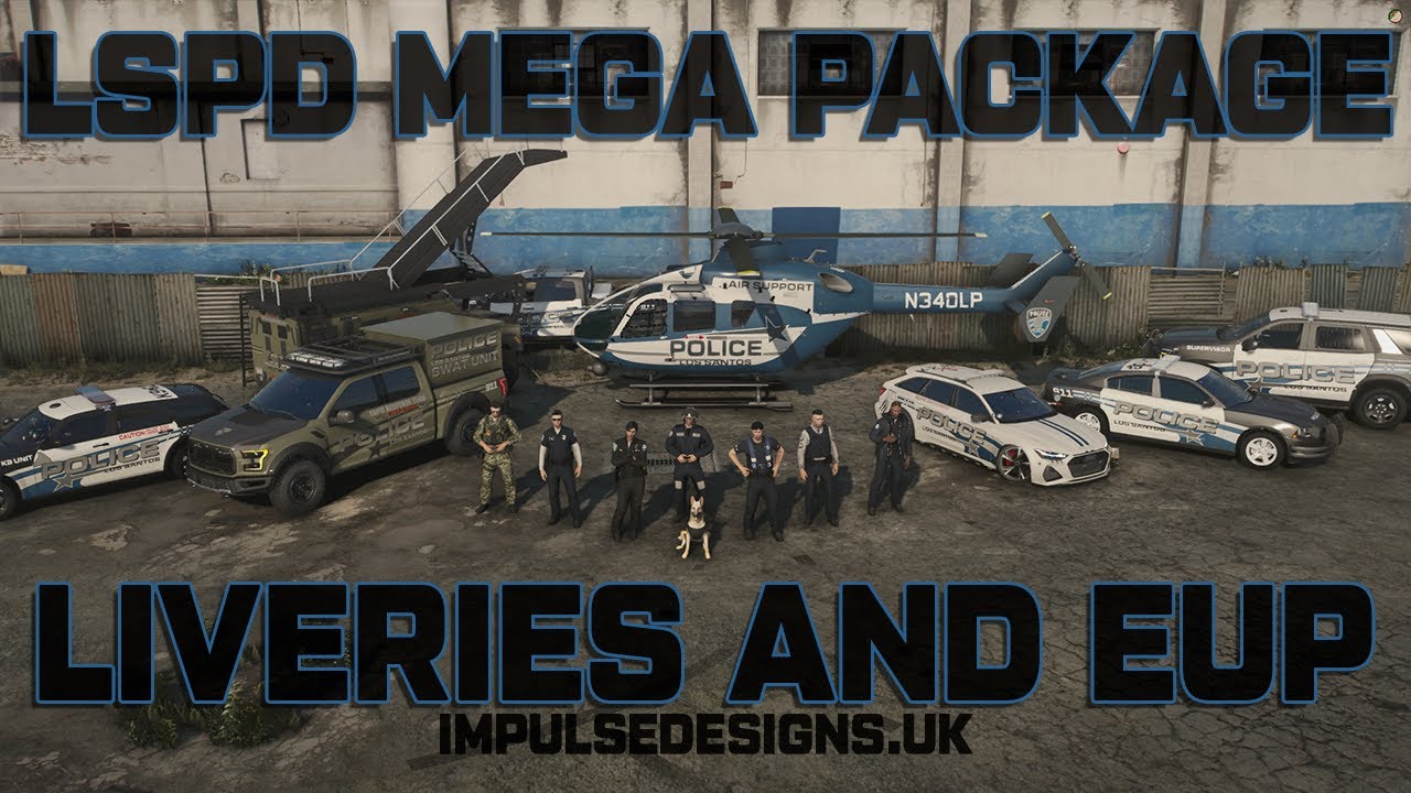 LSPD Liveries + EUP Mega Pack | ID