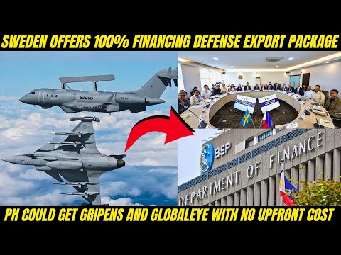 Sweden Offers 100% Financing Defense Export Package for PH Fighter Jets & Surveillance Aircraft!