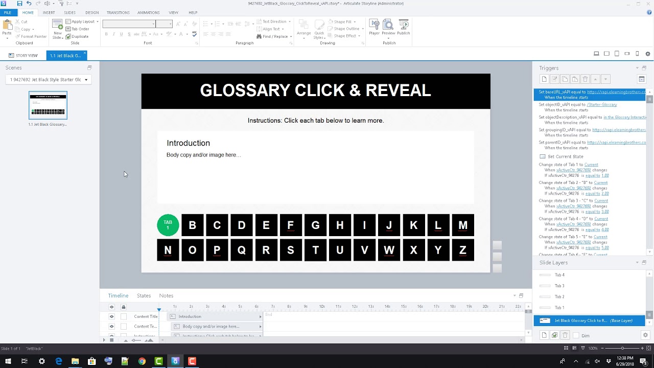 Storyline Styles: Glossary