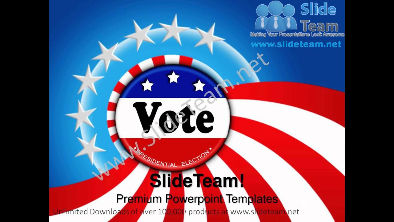 Voting Events PowerPoint Templates ppt Themes 0812 Slides Backgrounds
