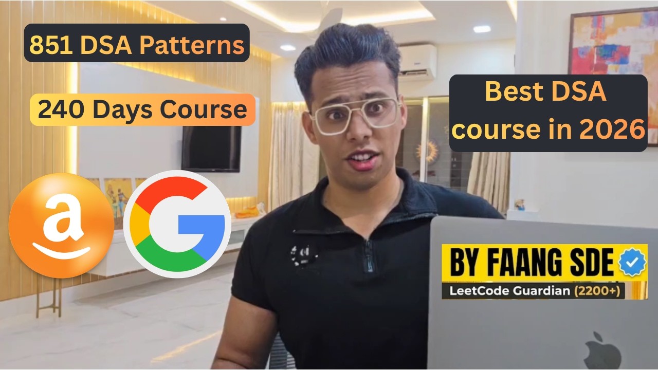 Best DSA Roadmap for 2026 | Crack OAs, Interviews & Coding Contests in 240 Days Course