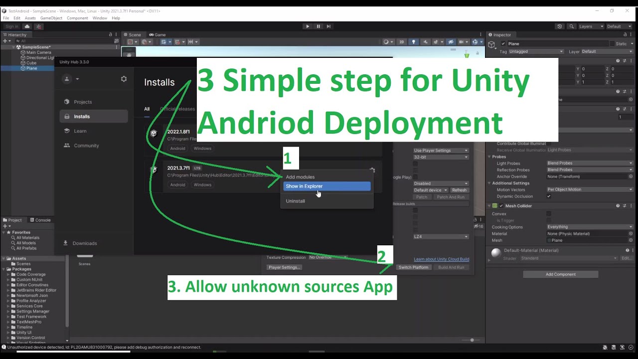 Simplifying Unity Android Deployment: A 3-Step Guide