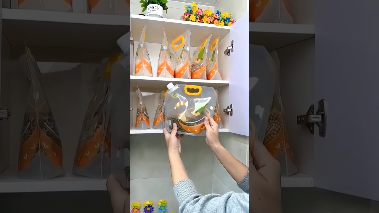 Stop wasting plastic! These reusable bags are a total game changer!🔥#shorts #amazonfinds