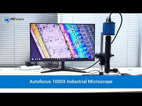 Autofocus 1000X Coaxial Light Microscope | High Magnification Microscope for Electronics Inspection