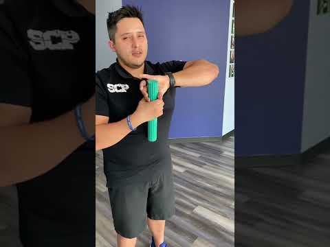 Elbow Exercise Using a TheraBand Flexbar