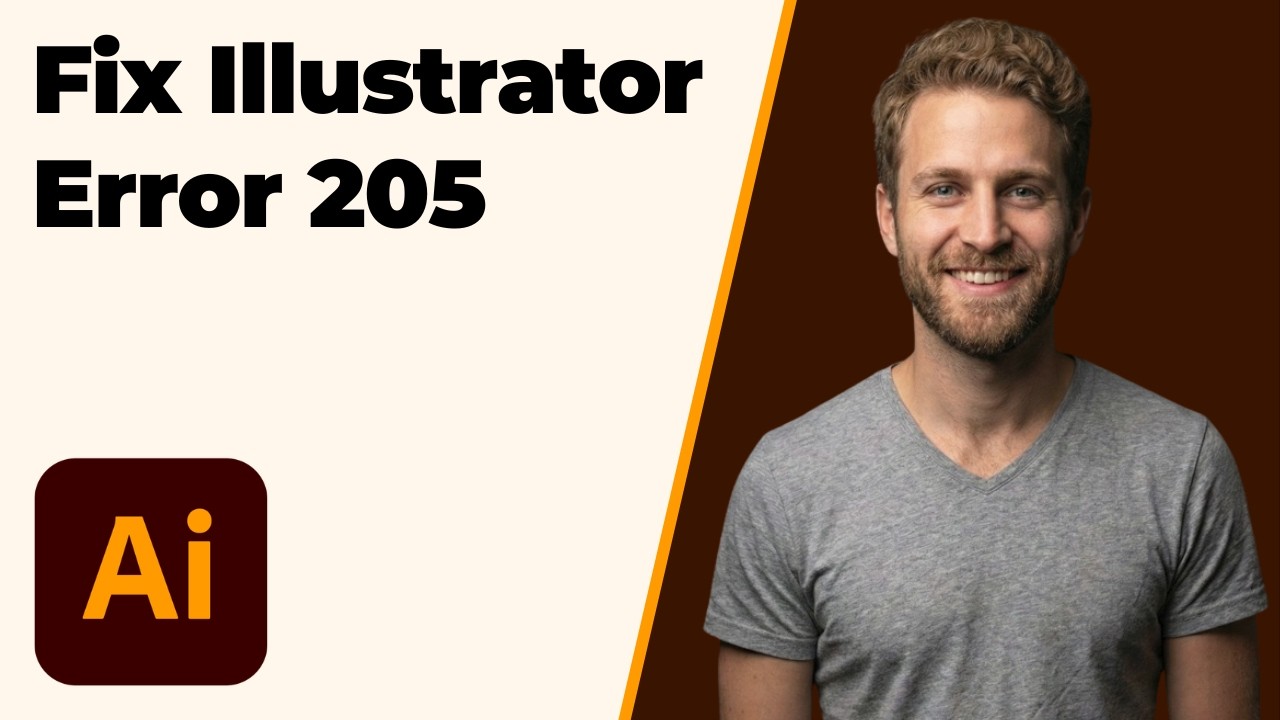 How To Fix Adobe Illustrator Error 205 (2026 Easy Guide)