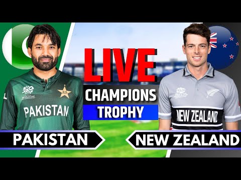 Pakistan vs New Zealand, Champions Trophy 2025 | Live Cricket Match Today | PAK vs NZ | Last 32 Over