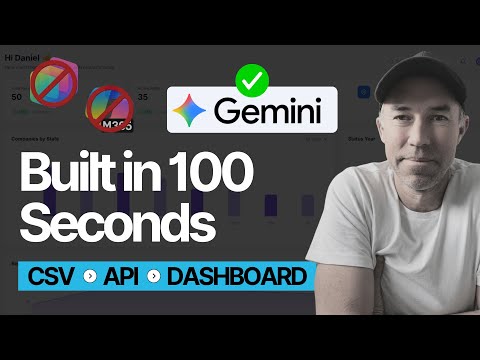 Gemini 3.0 Pro: No-Code Web App in 100s