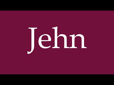 How to Pronounce ''Jehn'' Correctly in German