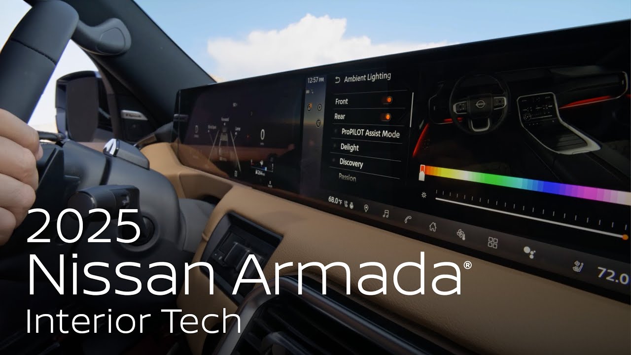 All-New 2025 Nissan Armada® SUV | Interior Tech Features
