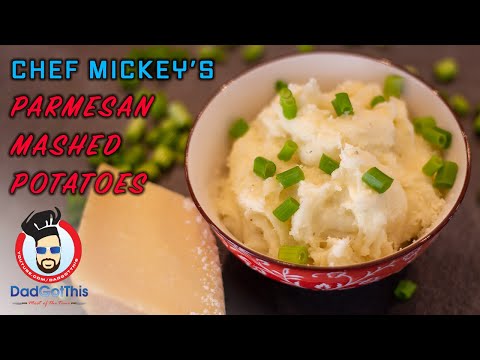 Chef Mickeys Parmesan Mashed Potatoes Recipe! - The best mashed potatoes EVER???