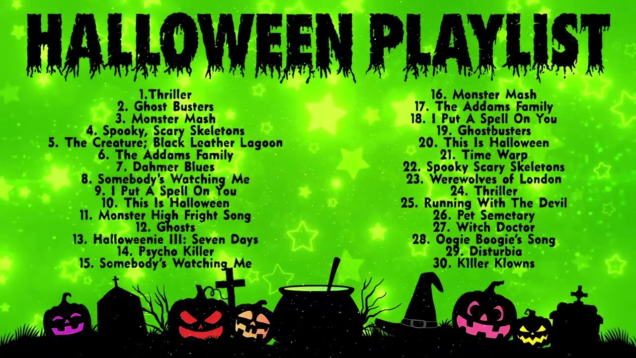 HALLOWEEN PLAYLIST 2025: SPOOKY SEASON VIBES
