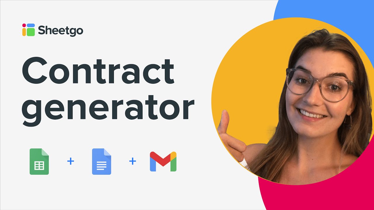 How to create an automated Contract generator in Google Sheets, Google Docs, and Gmail