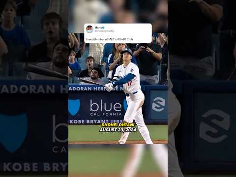 Every Member of MLB's 40-40 Club #mlb #baseball