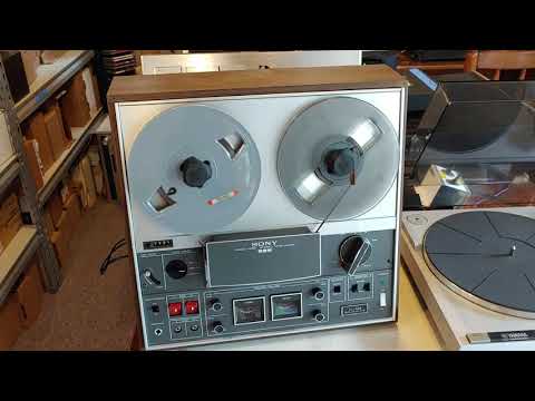 Sony TC-366 Reel to Reel Tape Player & Recorder. DEMO.