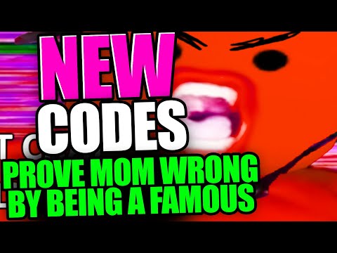 PROVE MOM WRONG BY BEING A FAMOUS STREAMER CODES - ROBLOX 2023