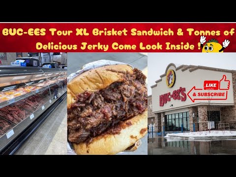 BeefJerky Buc-ees Tour My Favourite Gas Station Contender For Best USA Jerky & BBQ Brisket Sandwich