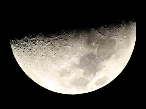 waning crescent moon