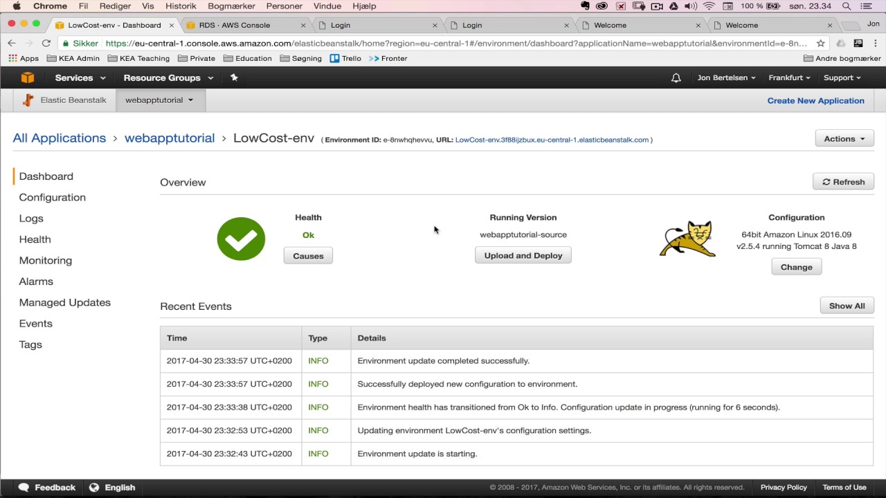 Part 3.5: Java EE Web App Tutorial - Connecting DB to the WebApp with Environment Variables