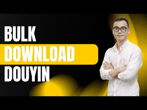 Bulk Download Chinese TikTok (Douyin) Without Watermark