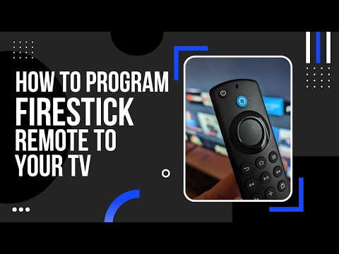 How to Program Firestick Remote to your TV