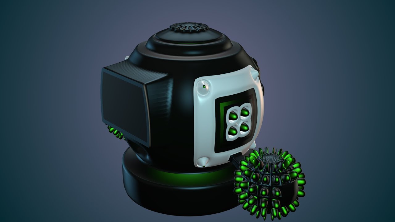Robot 3D model - obj & 3ds formats