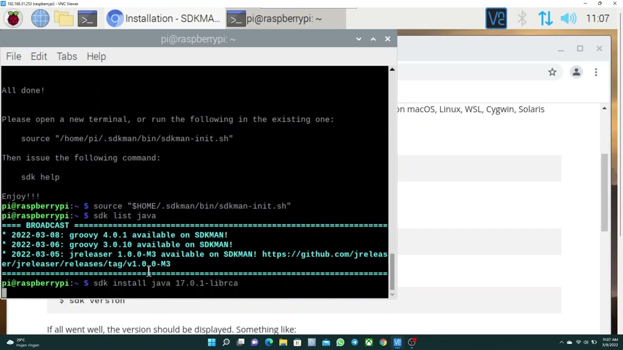 Install Java 17 on Raspberry PI