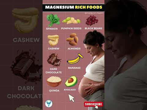 Best Magnesium rich foods for a healthy pregnancy | Eating right in pregnancy #shortsfeed #nutrition