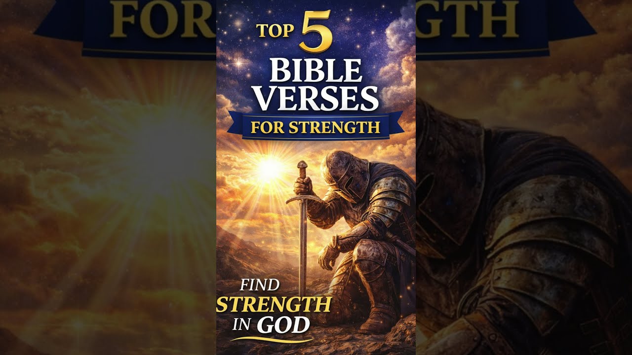 Top 5 Bible Verses for Strength | Powerful Scriptures for Hard Times