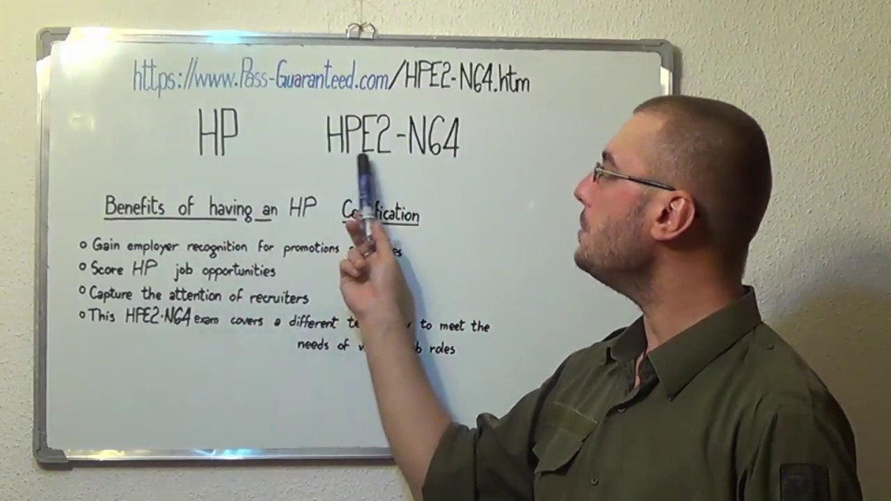 HPE2-N64 - Exam Practice Test Questions PDF Answers