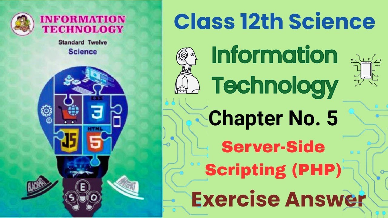 5: Server-Side Scripting (PHP) Exercise Answer | Class 12th Science IT | MH Board