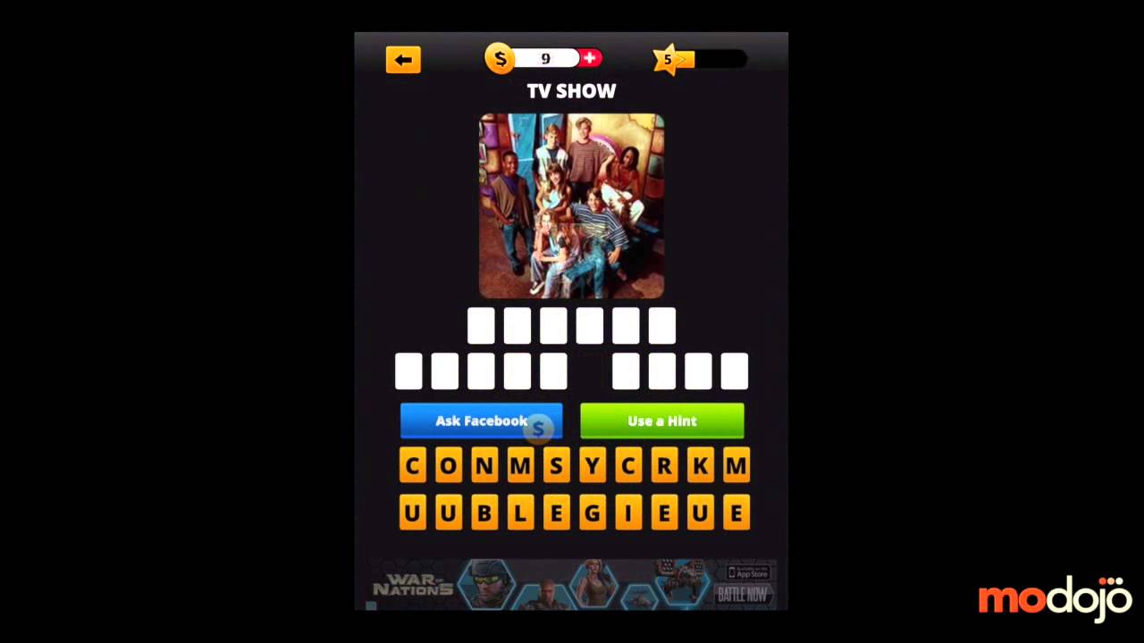 Guess The 90's - Level 5 Answers (iPhone/iPad)