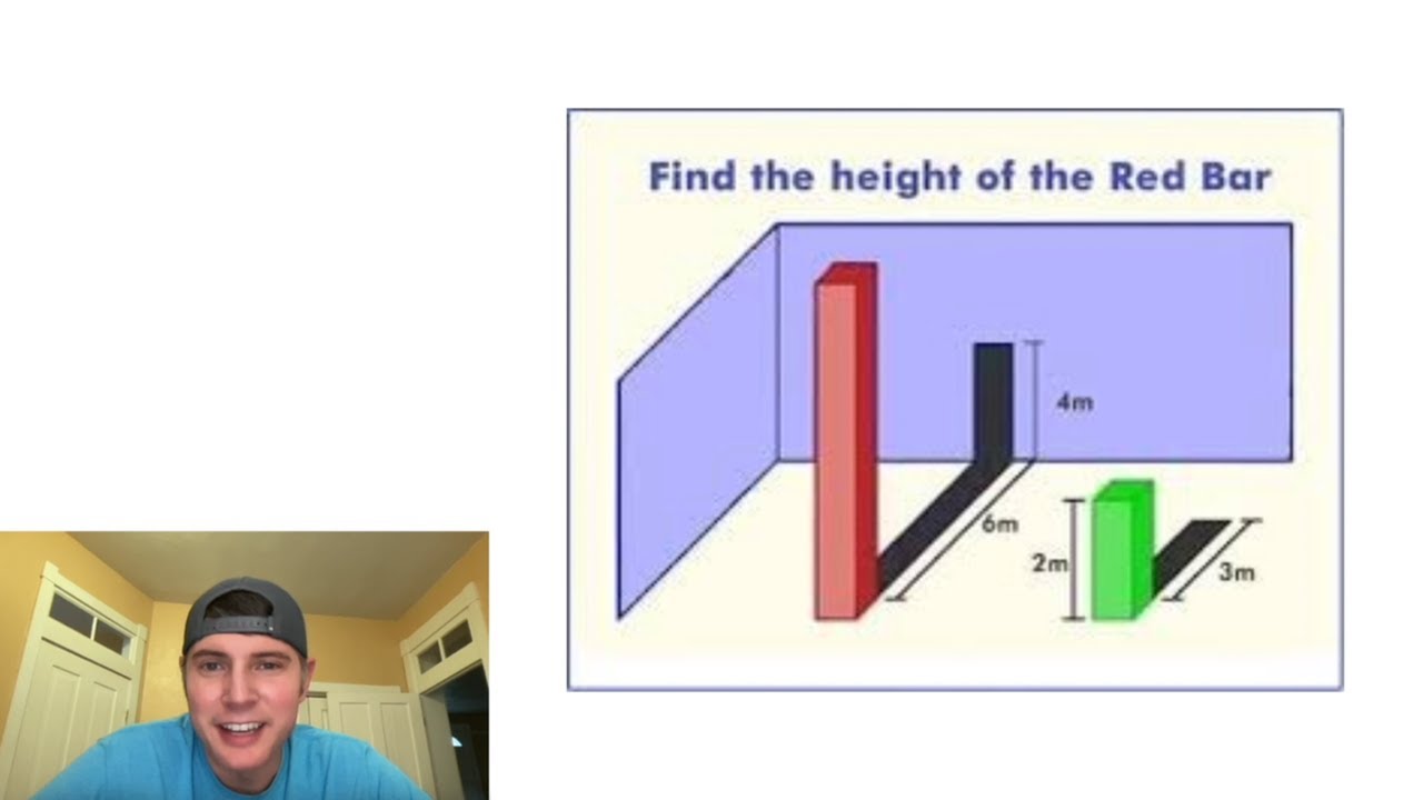 Bar Height Using Shadows