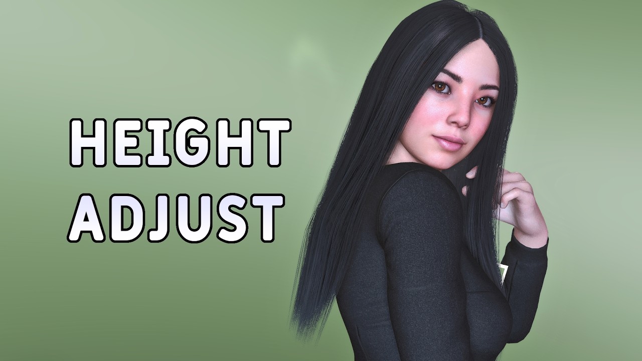 VAM / Virt-A-Mate Height Adjustment Tutorial