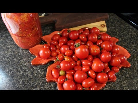 Canning a bushel of tomatoes