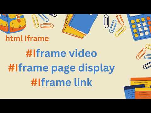 HOW TO CREATE HTML RESPONSIVE IFRAMES |WHAT IS IFRAME VIDEO| EXAMPLE OF PAGE DISPLAY IFRAME|EXAMPLE