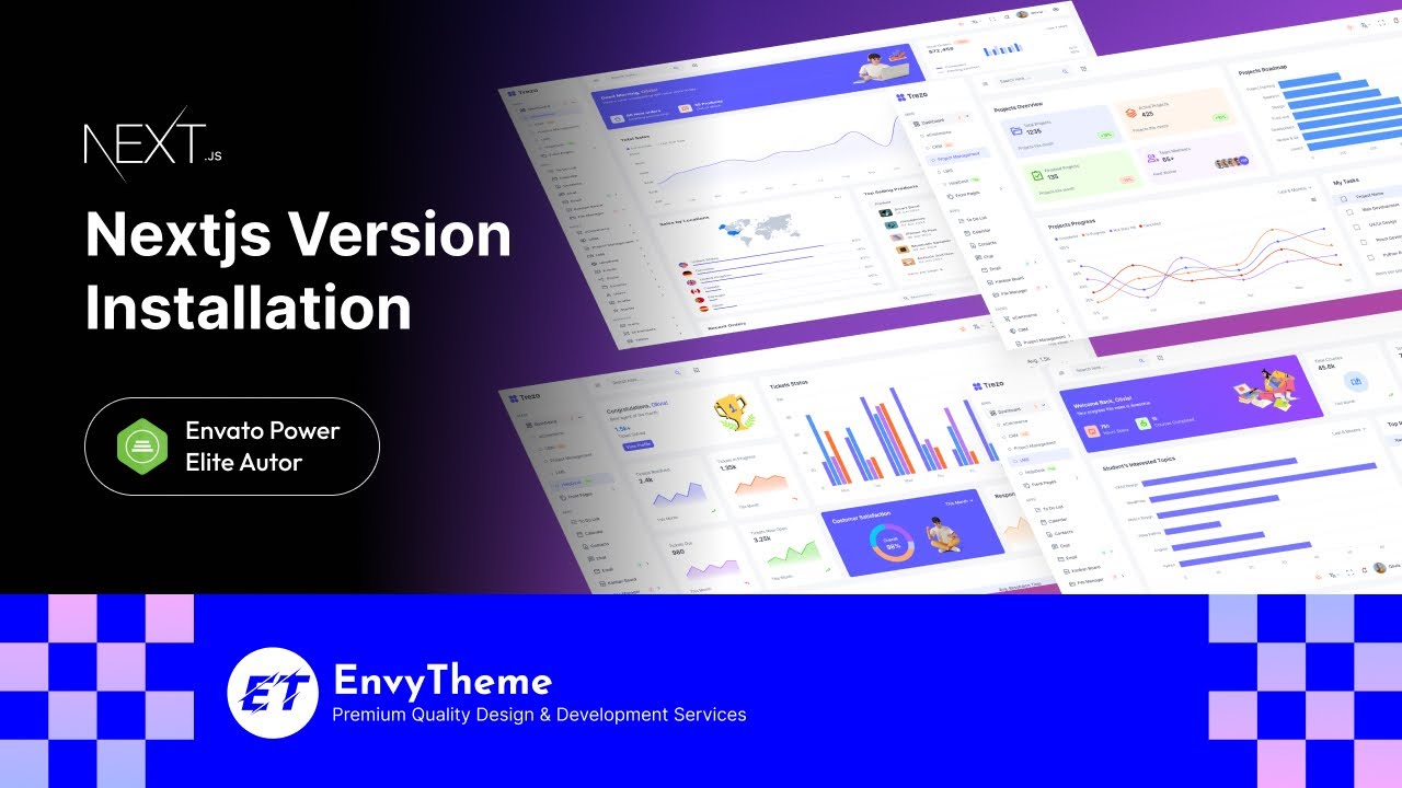 Trezo Admin Dashboard - React Nextjs Version Installation Video