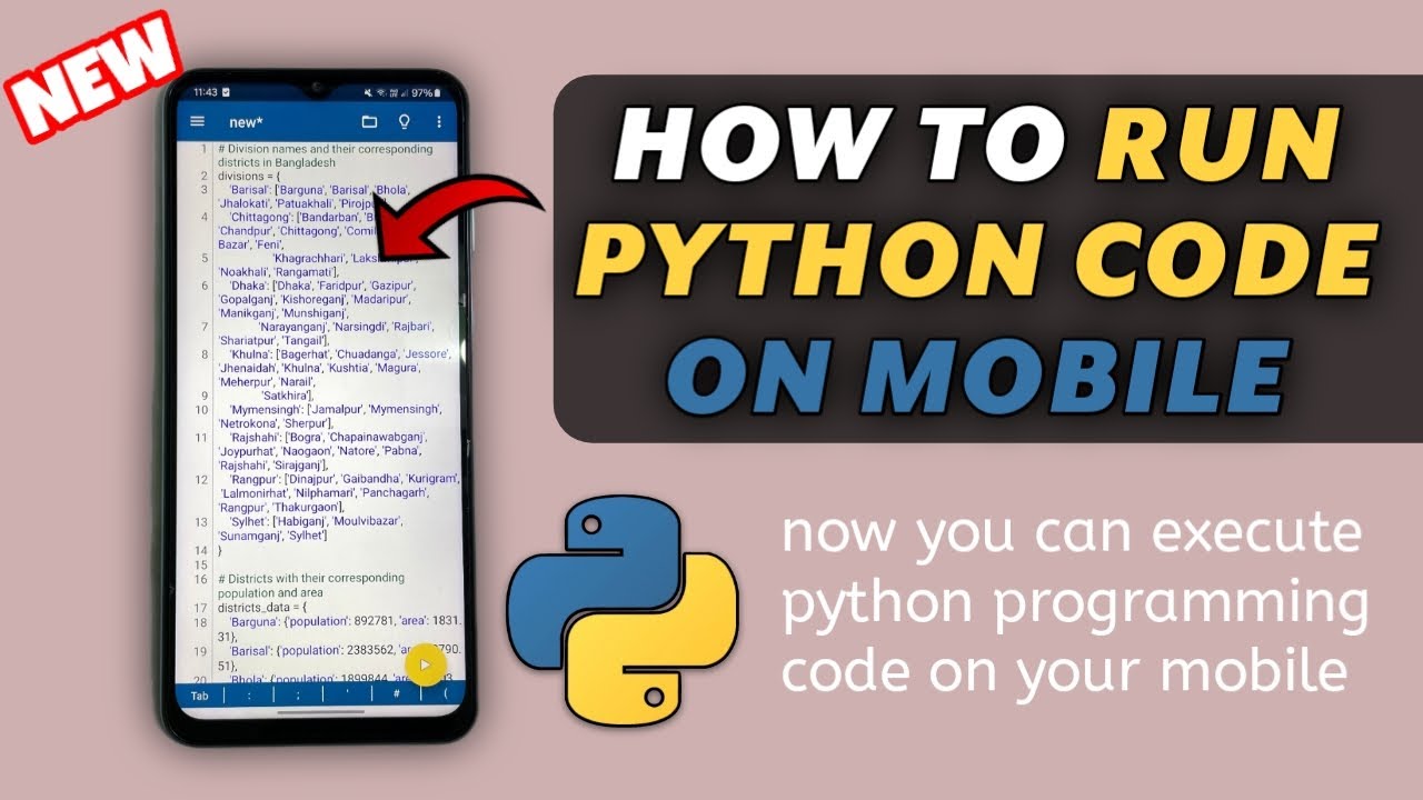 How to Run Python Code on Android Mobile - Full Guide