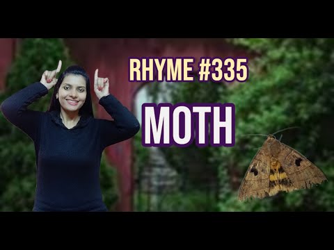 Rhyme 335 | Moth | English Rhyme for Kids