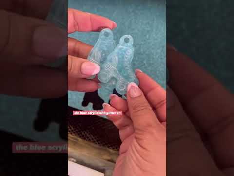 Making Acrylic keychains in my #glowforge #shorts