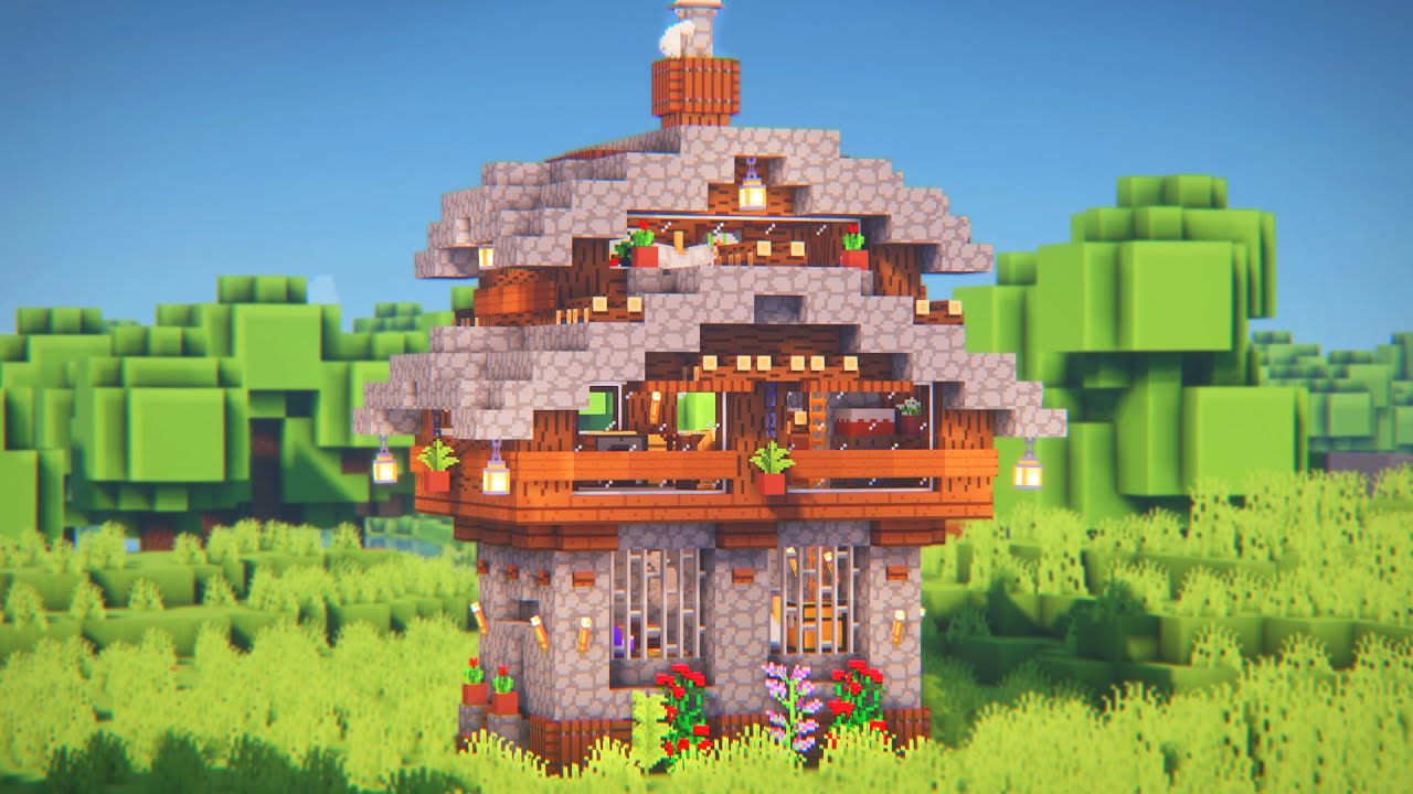 Minecraft: How to Build a Simple Survival House (Trailer Texture Pack ...