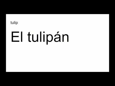 Plants In Spanish