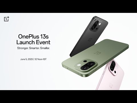 OnePlus 13s Launch Event | June 5th, 12 Noon IST