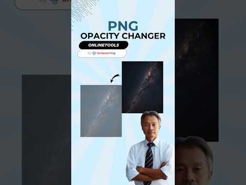 Want to make your PNG image semi-transparent?